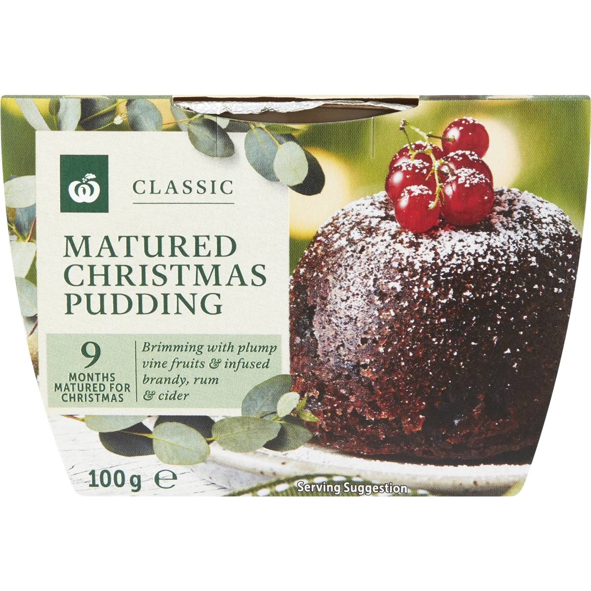 Woolworths Classic Matured Christmas Pudding 100g | Woolworths