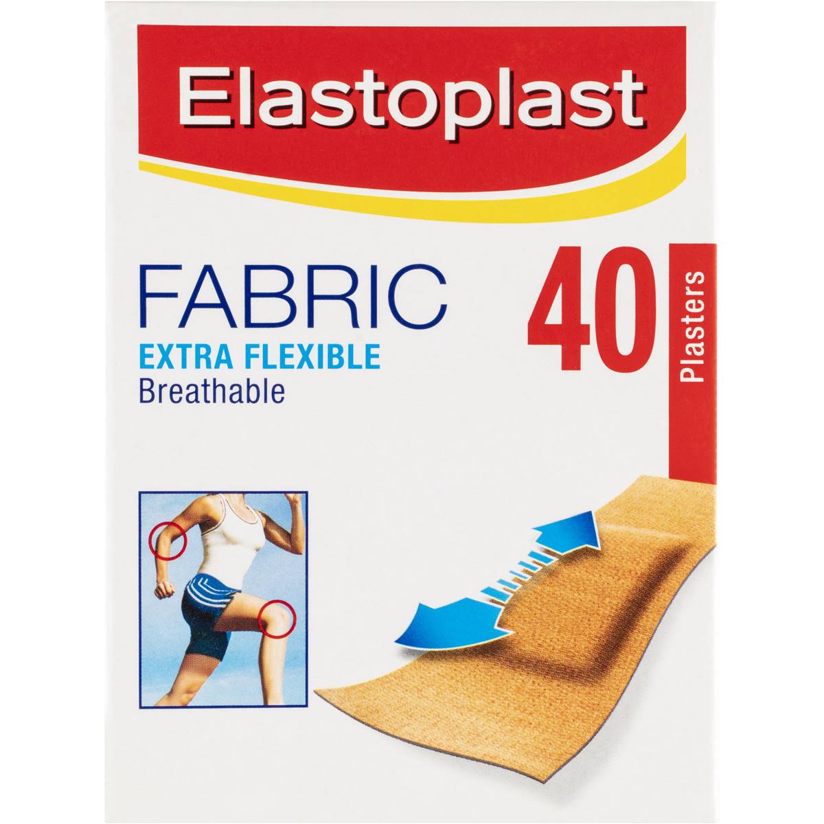 Elastoplast Fabric Strips Sterile 40 Pack | Woolworths