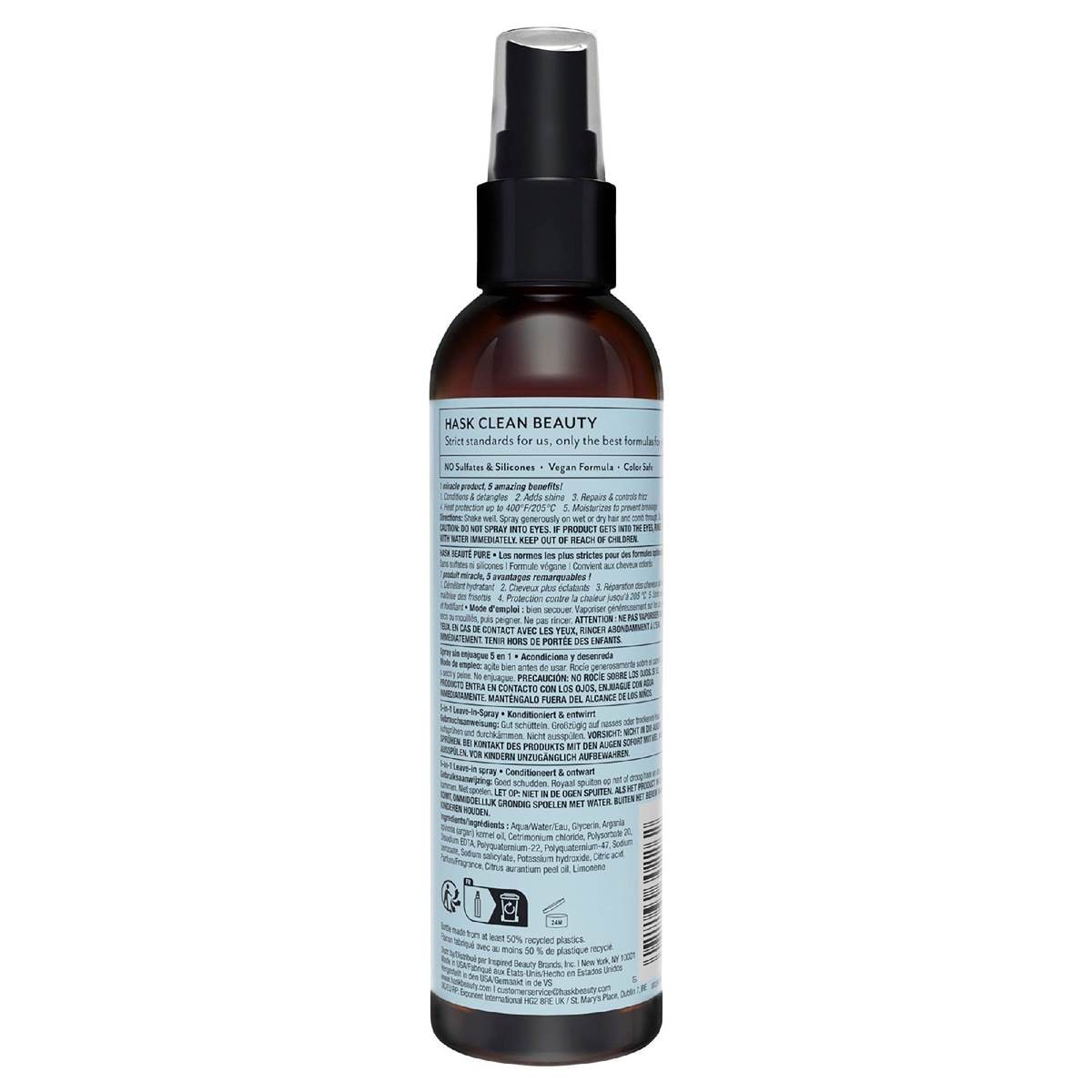 Hask Argan Oil 5-in-1 Leave-in Spray 175ml | Woolworths