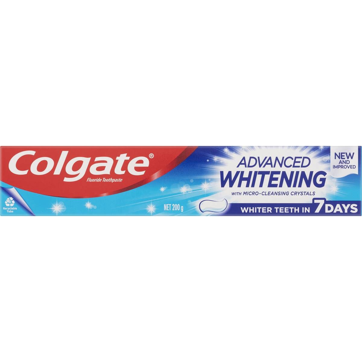 Colgate Whitening Toothpaste Advanced Whitening 200g | Woolworths