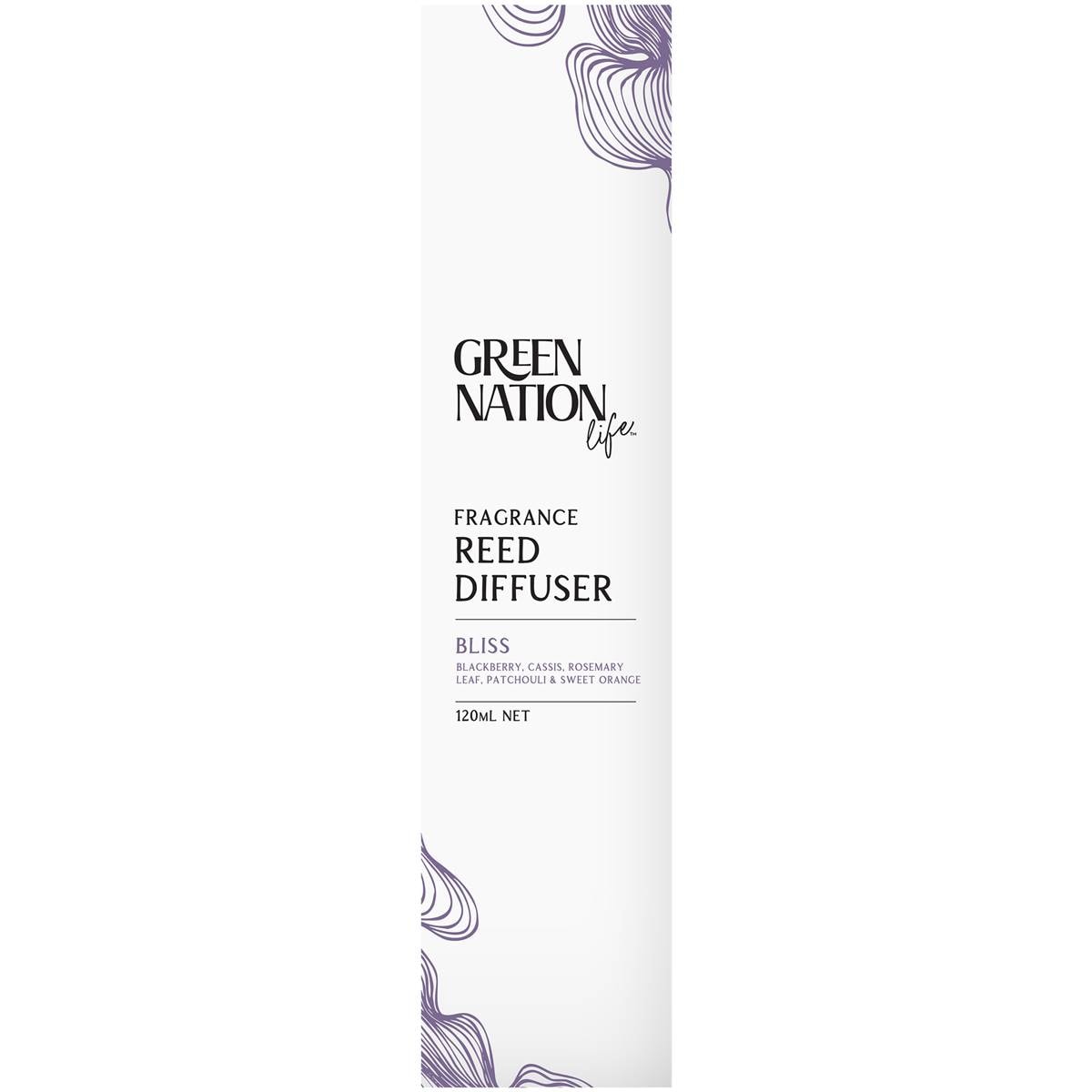 Green Nation Life Bliss Reed Diffuser 120ml | Woolworths