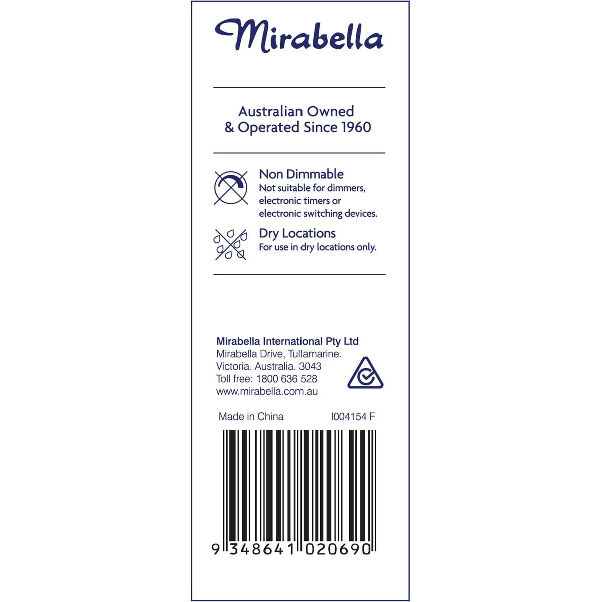 Mirabella Led Stick T45 11w 1055lm Edison Screw Warm White Globe Each ...