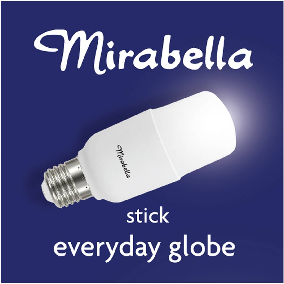 Mirabella Led Stick T45 11w 1055lm Edison Screw Warm White Globe Each ...