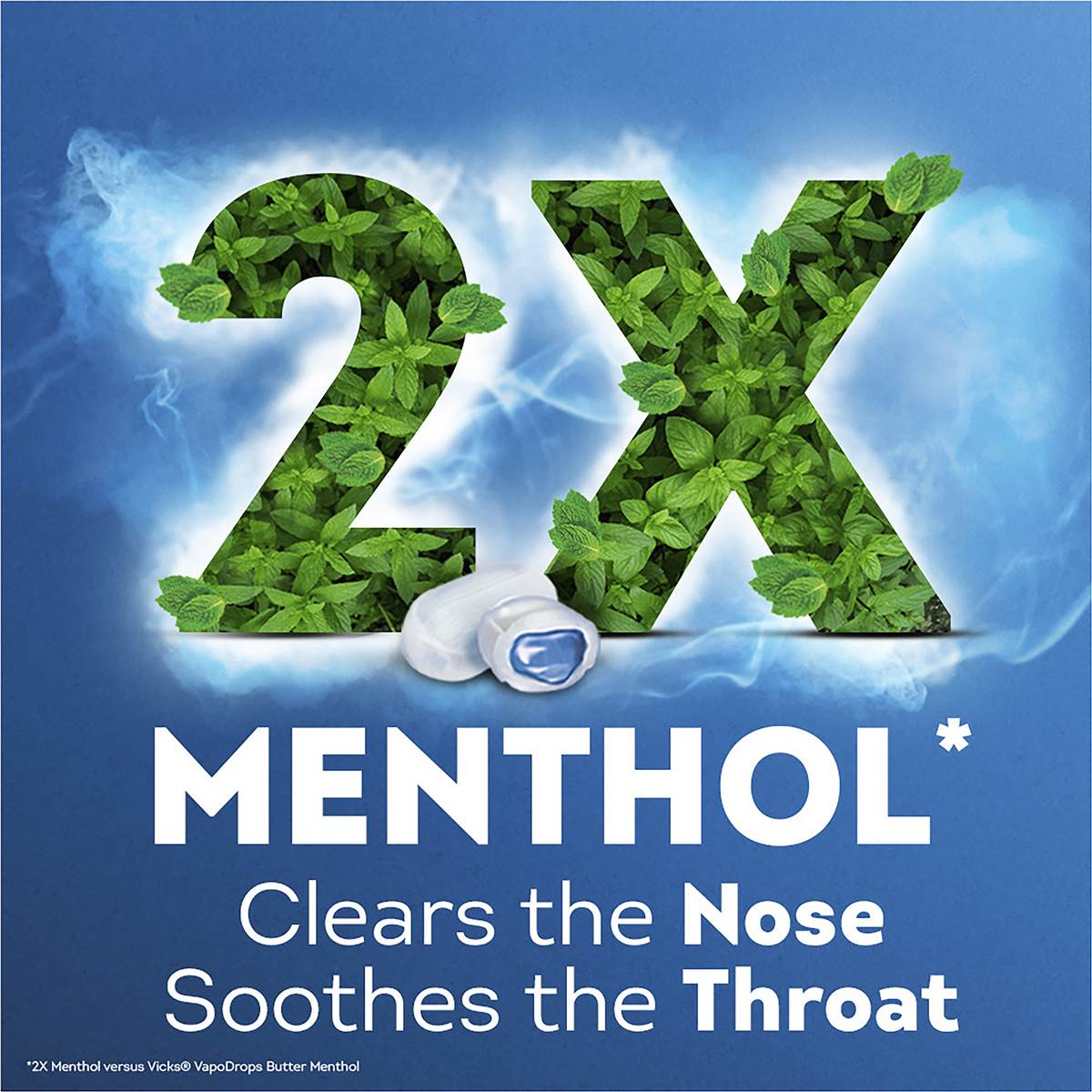 Vicks Vapodrops Xtra Strong Menthol Blast 16 Pack | Woolworths