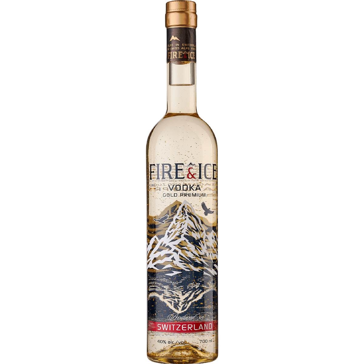 Fire & Ice Gold Flake Vodka 700ml | Woolworths