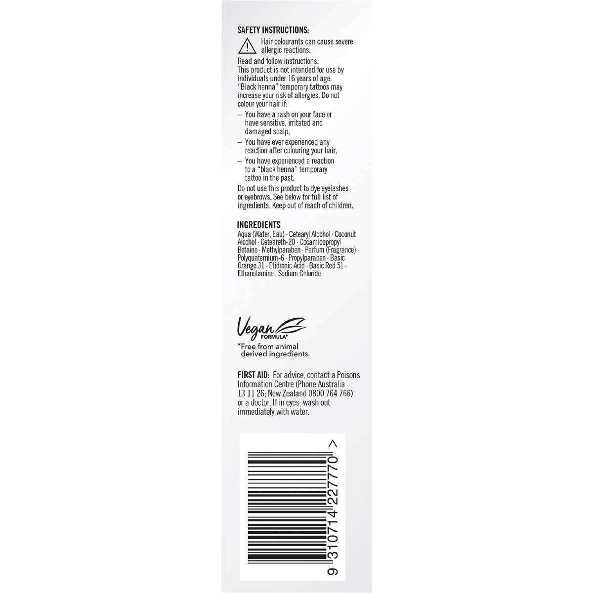 Schwarzkopf Live Colour Ultra Brights Pillar Box Red Semi Permanent ...