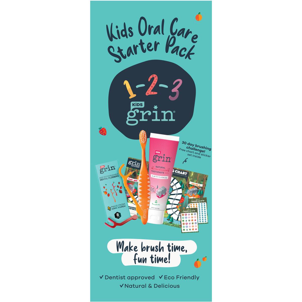 Grin Kids Oral Care Starter Pack Each | Woolworths