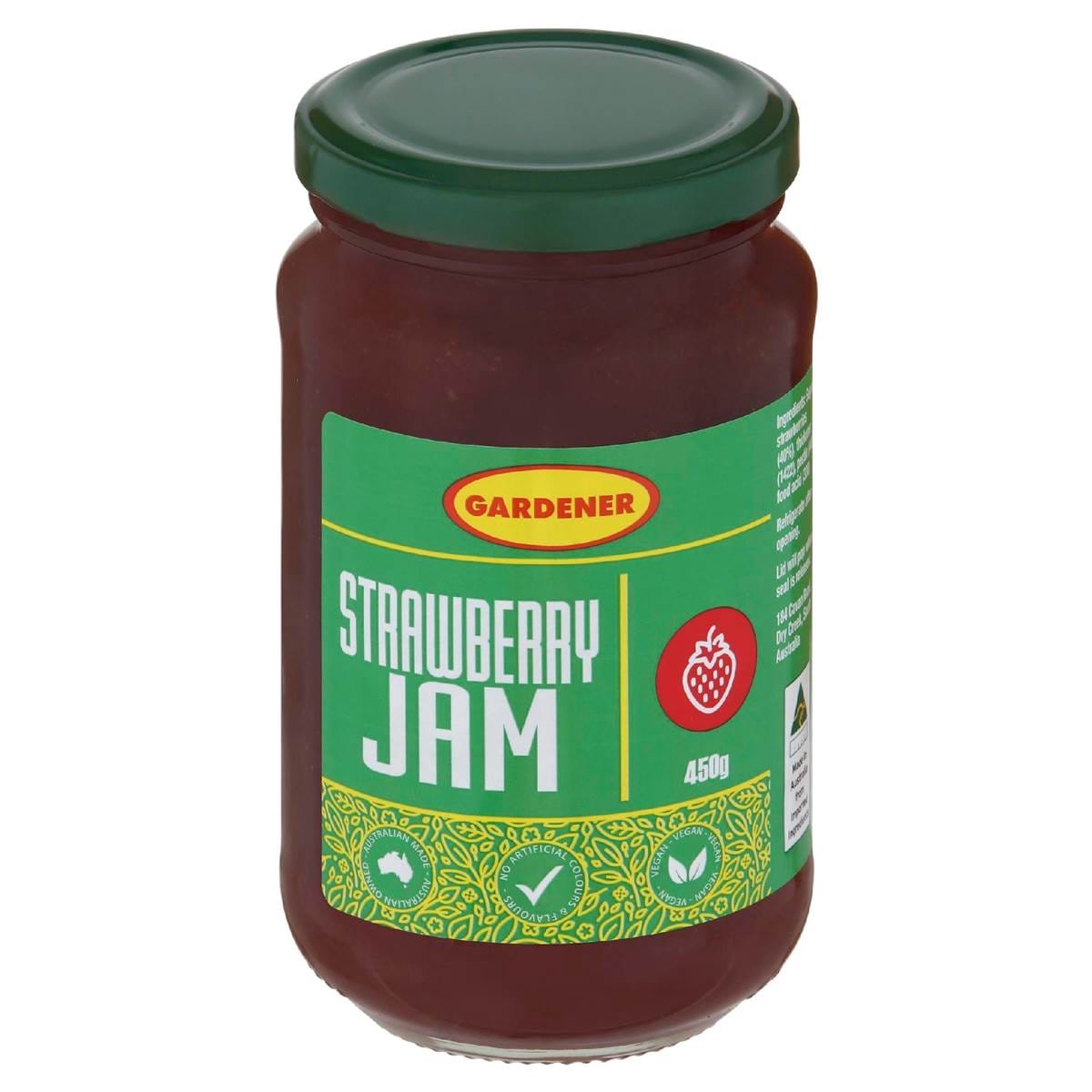 Gardener Strawberry Jam 450g | Woolworths