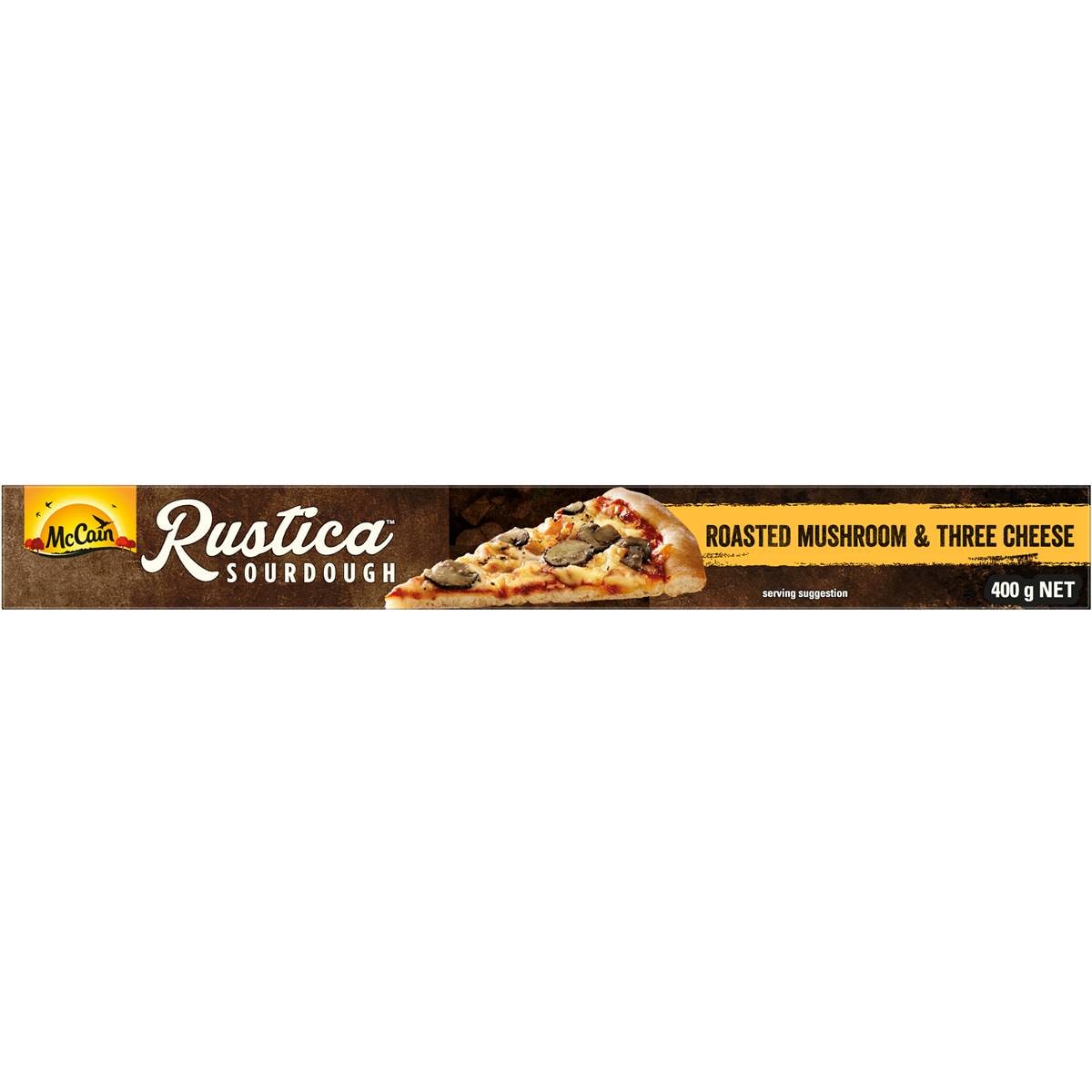 Mccain Rustica Sourdough Pizza Roasted Mushroom & 3 Cheeses 400g ...