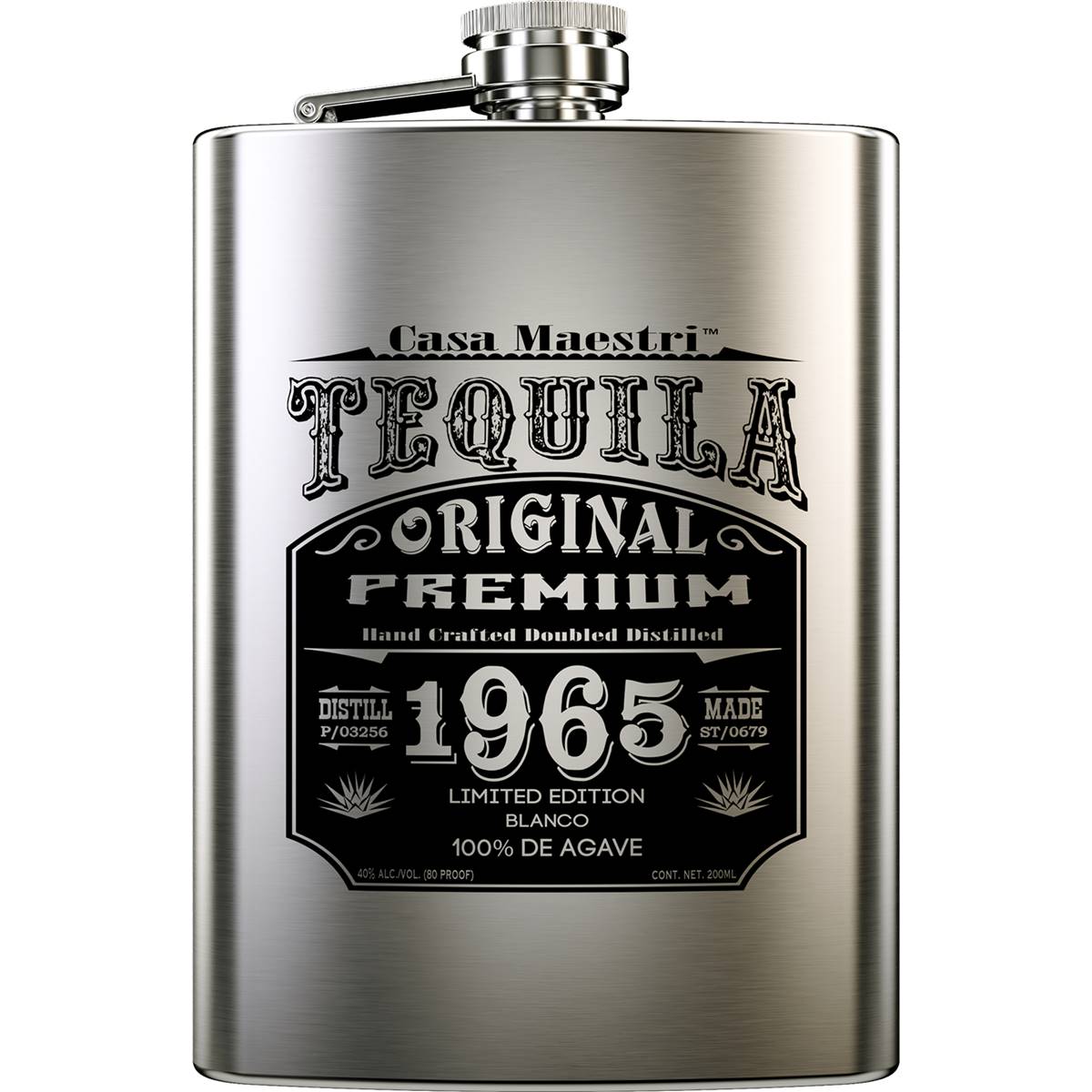 1965 Reserva Tequila Flask 200ml | Woolworths