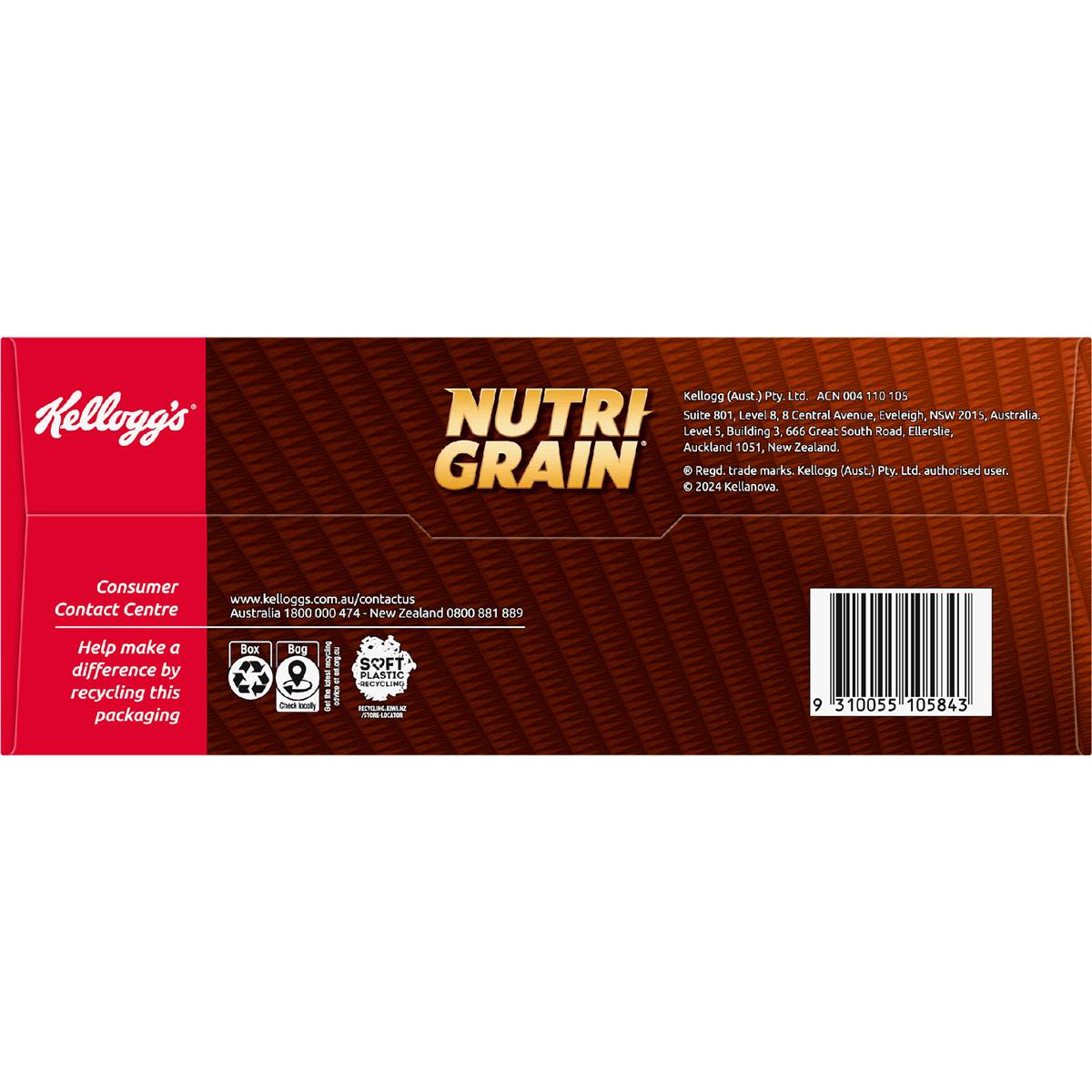 Kellogg's Nutri Grain Protein Breakfast Cereal 765g | Woolworths Kellogg's Nutri Grain Protein Breakfast Cereal 765g | Woolworths