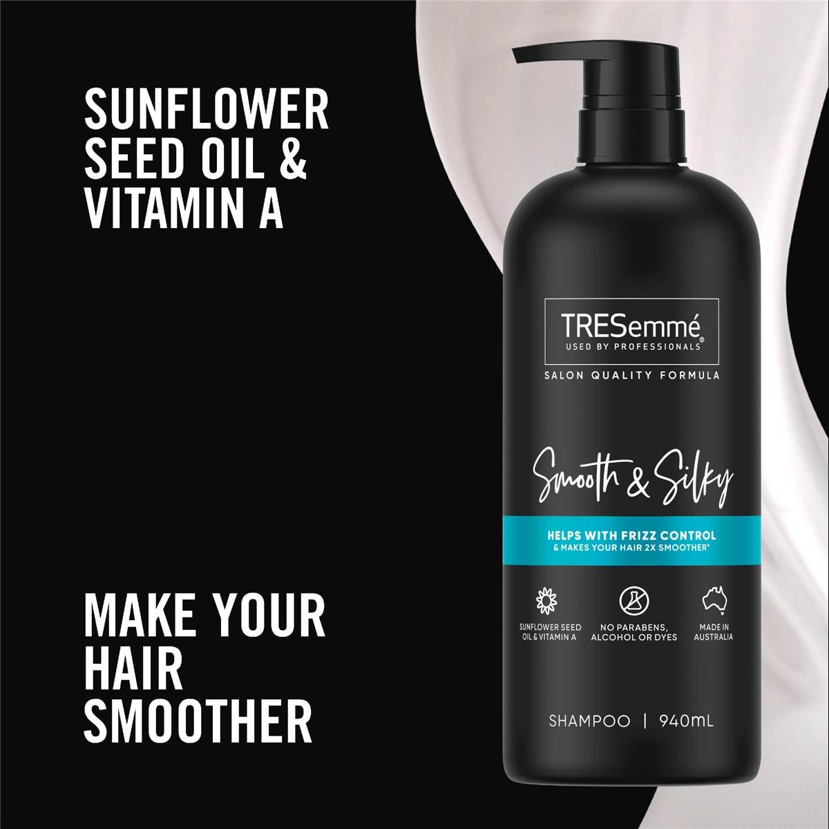 Tresemme Shampoo Smooth & Silky 940 Ml | Woolworths