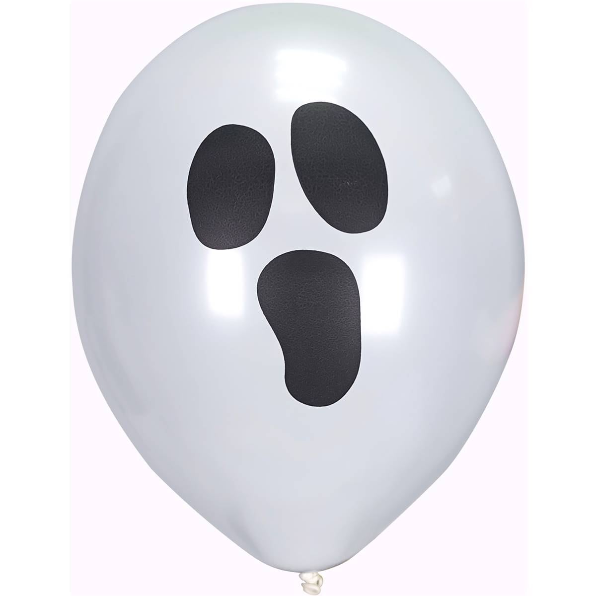 Halloween Printed Balloons Ghost 12 Pack | Woolworths