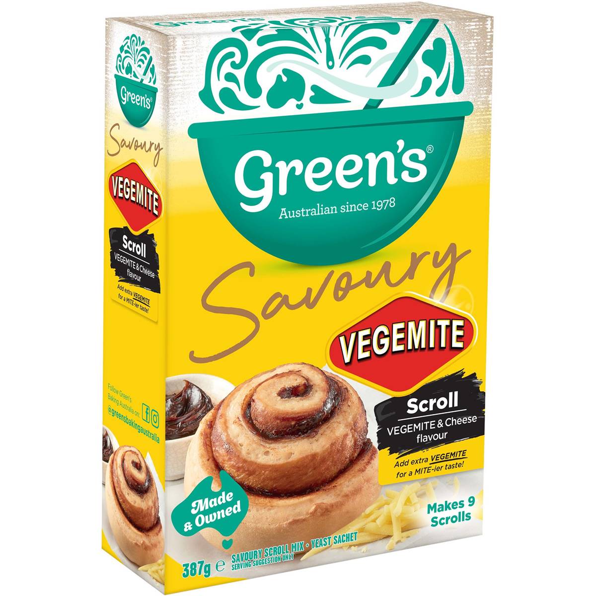 Australian Vegemite Scrolls