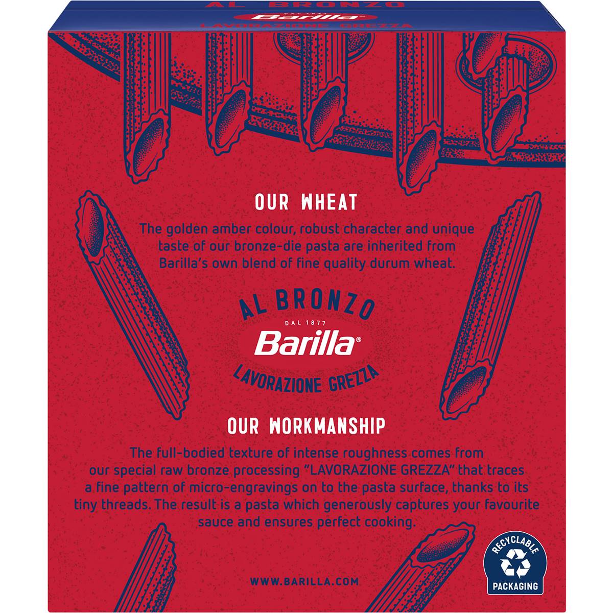 Barilla Al Bronzo Penne Rigate 400g | Woolworths