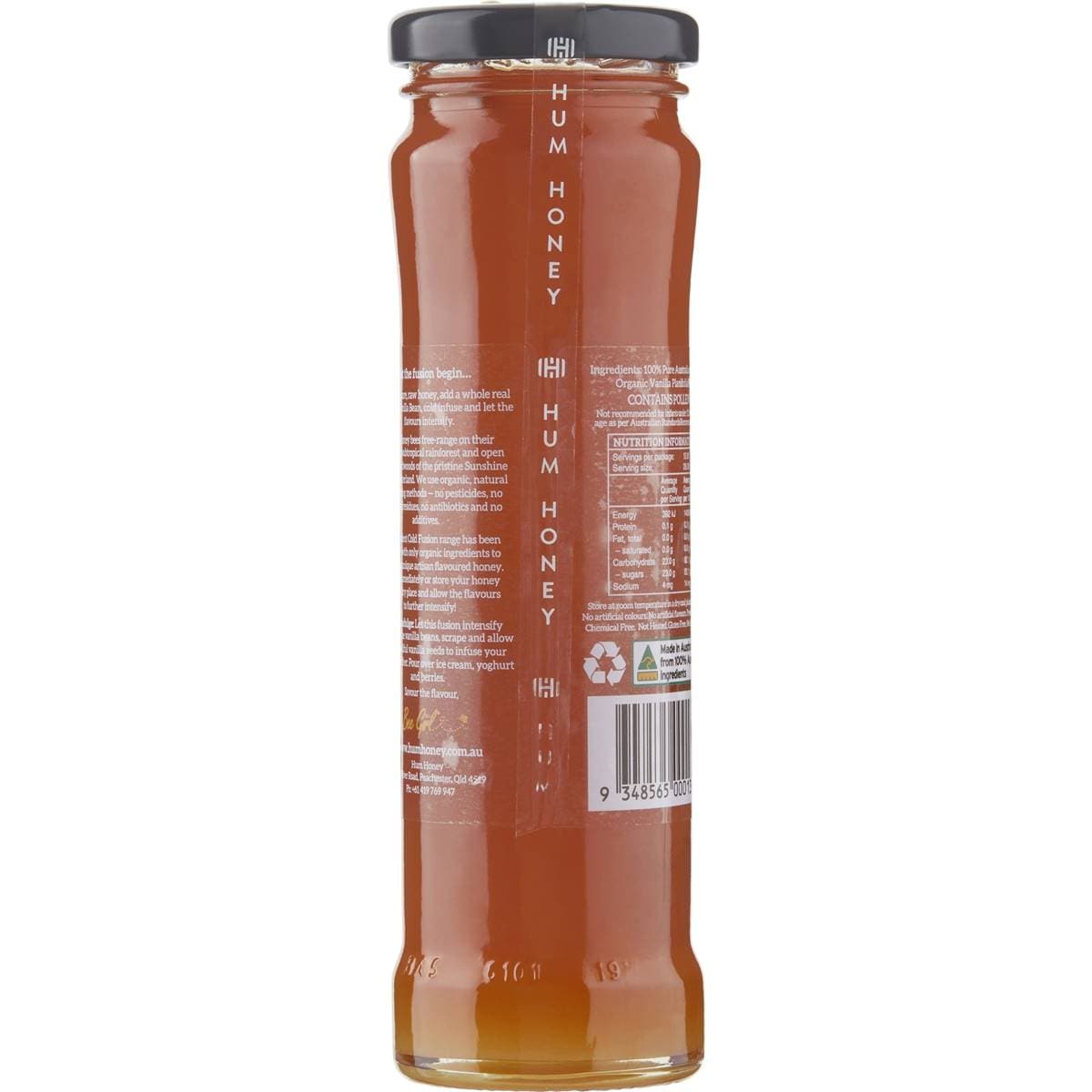 Hum Honey Cold Fusion Organic Vanilla Bean Honey 280g | Woolworths