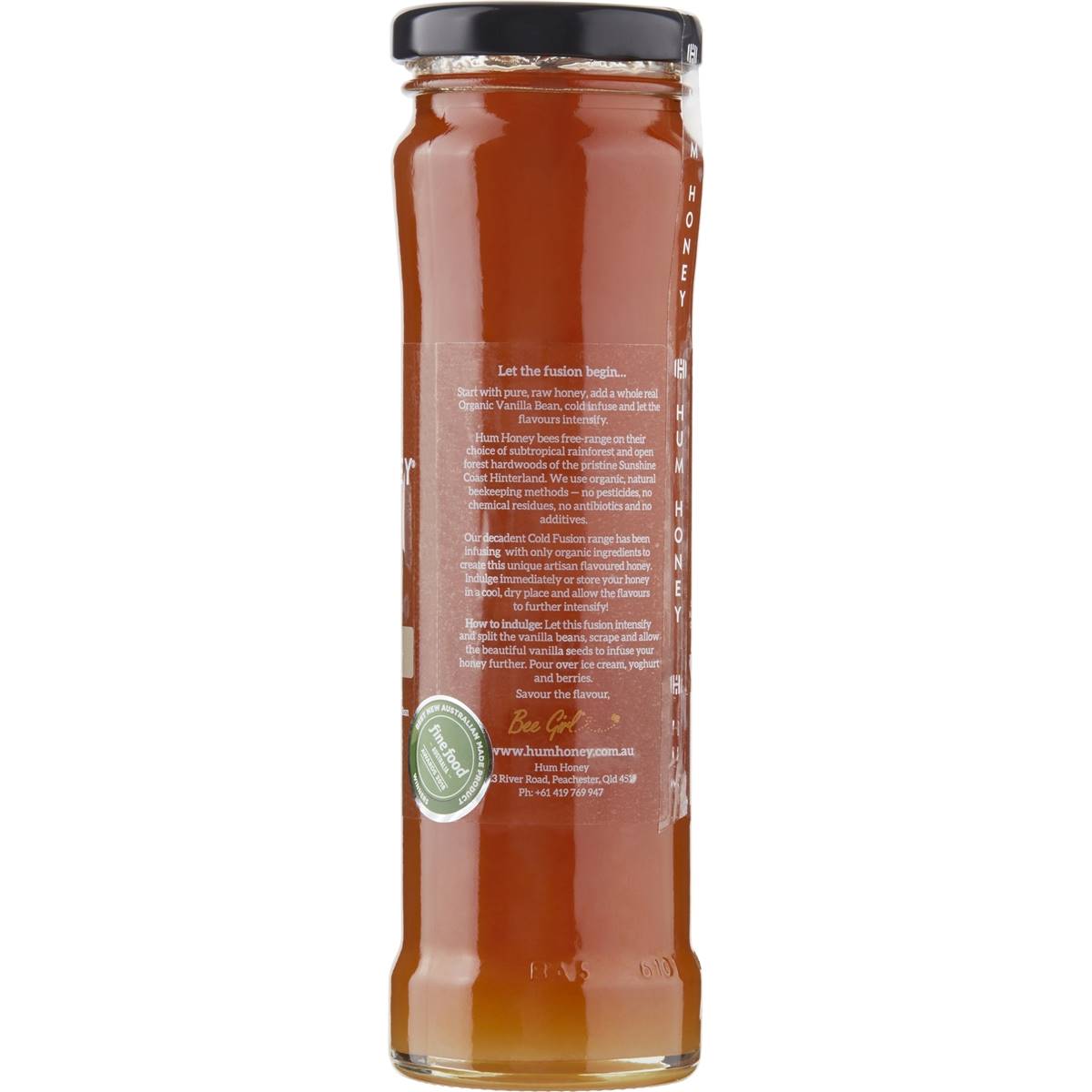 Hum Honey Cold Fusion Organic Vanilla Bean Honey 280g | Woolworths