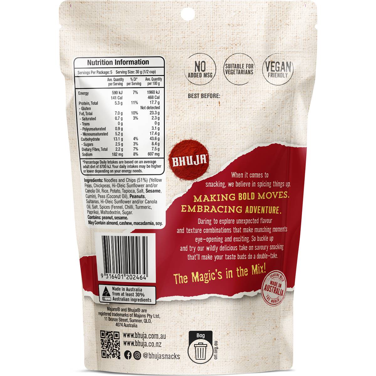 Bhuja Original Mix 150g | Woolworths