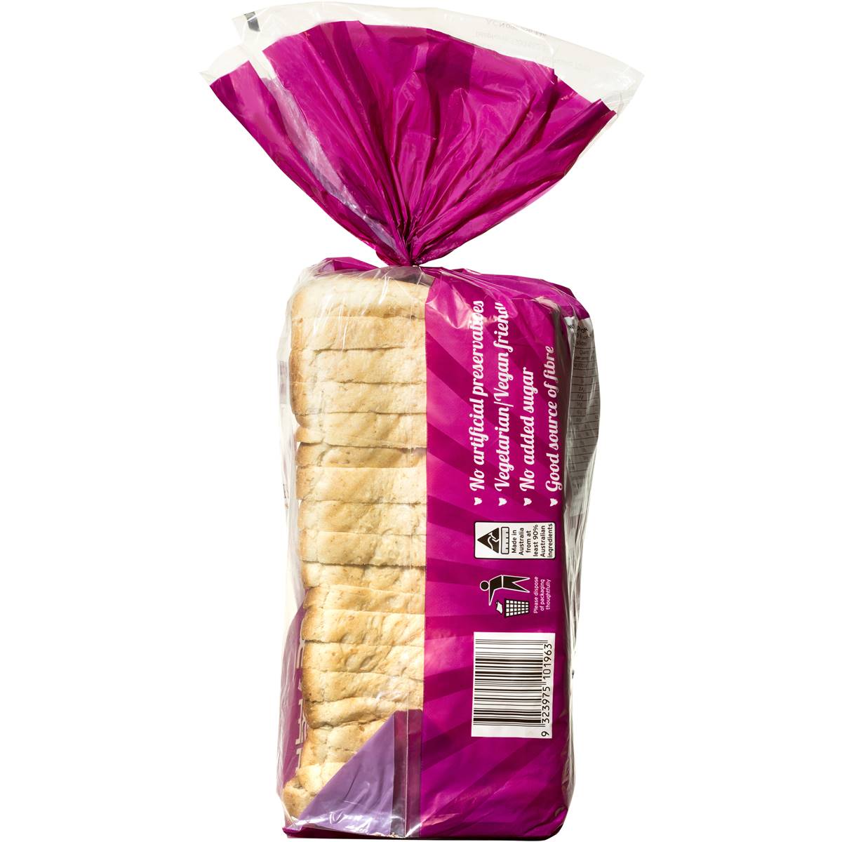 Cripps Master White Hi Fibre Bread 700g | Woolworths