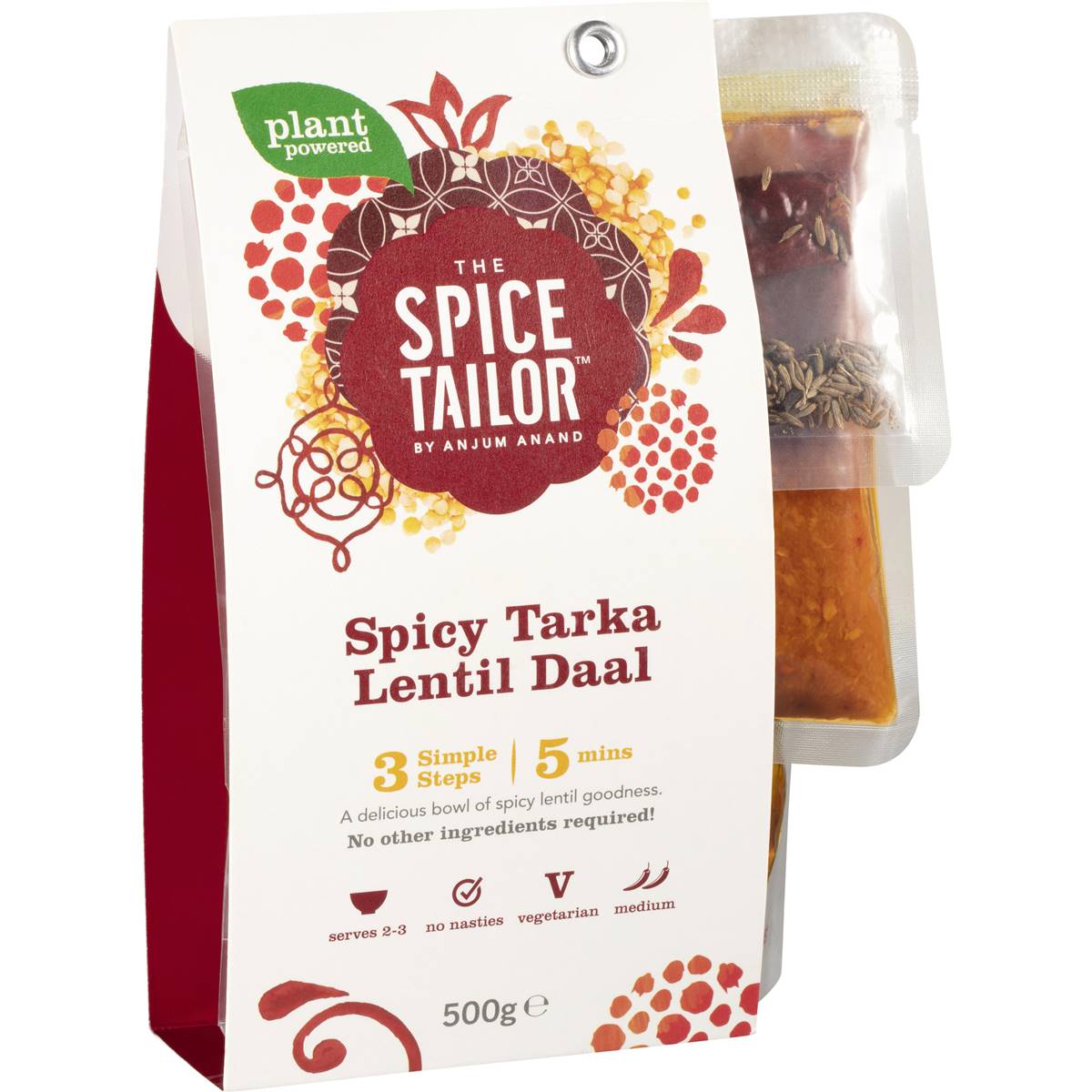 The Spice Tailor Spicy Tarka Lentil Daal 500g | Woolworths
