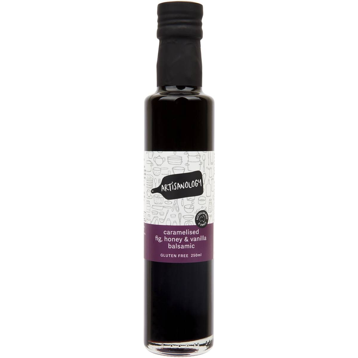 Artisanology Caramelised Fig Honey Vanilla Balsamic 250ml | Woolworths