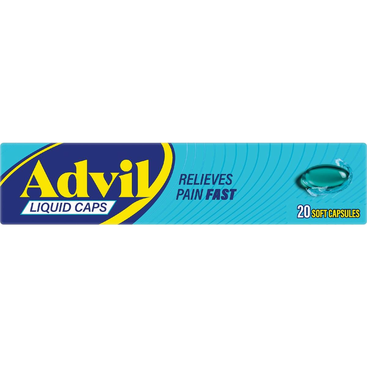 Advil Liquid Capsules Ibuprofen Pain & Fever Relief 20 Pack | Woolworths