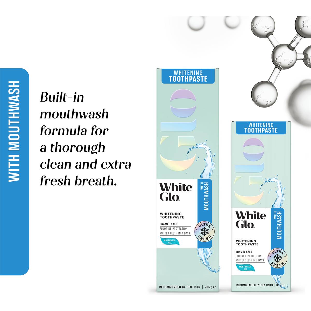 White Glo Whitening Toothpaste Ultra Fresh 115g | Woolworths