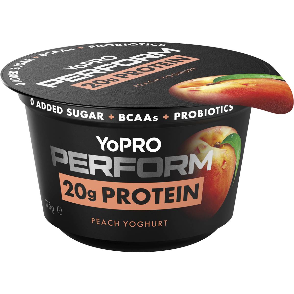 Yopro Perform High Protein Yoghurt No Added Sugar Peach 175g | Woolworths