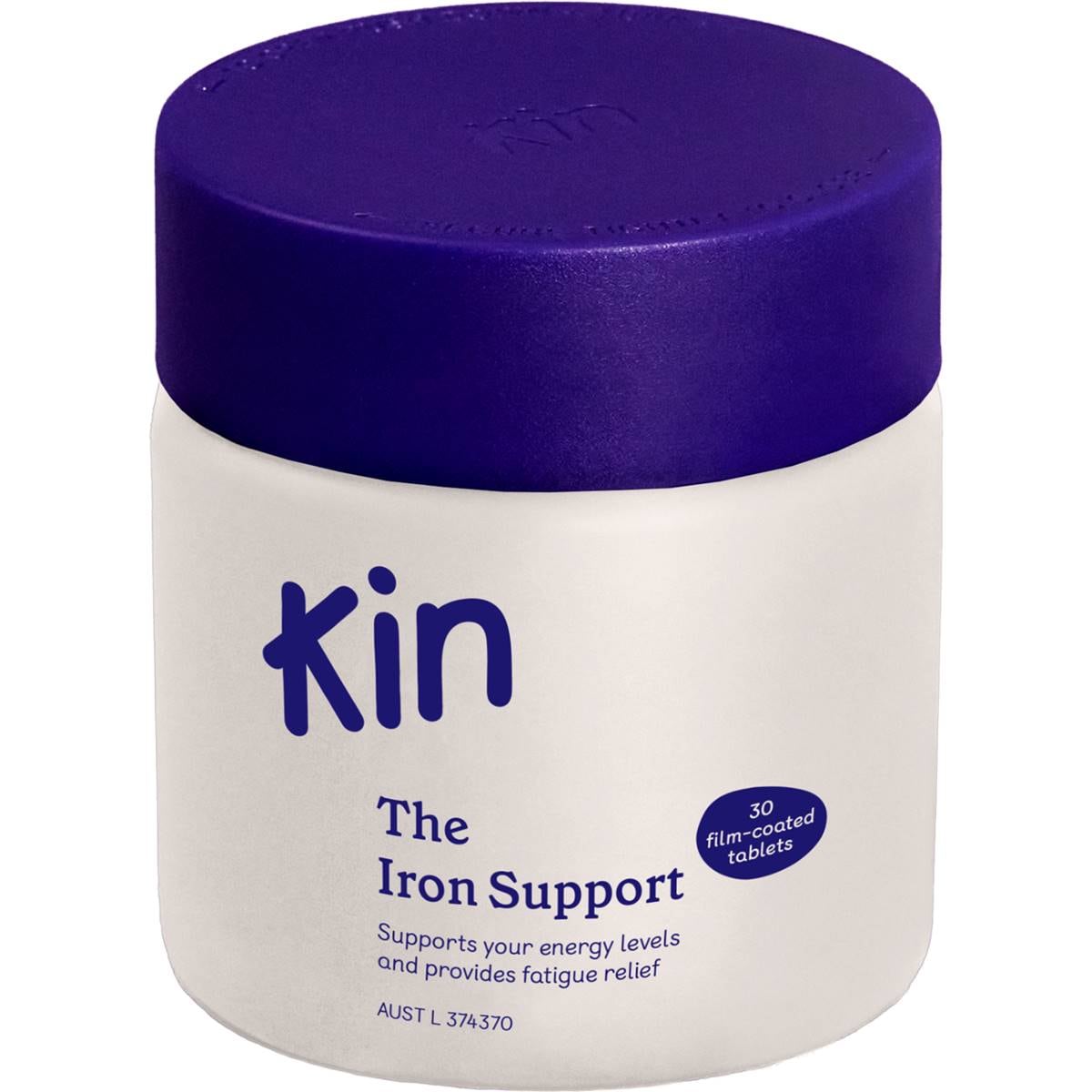 Kin The Iron Support Coated Tablets 30 Pack | Woolworths