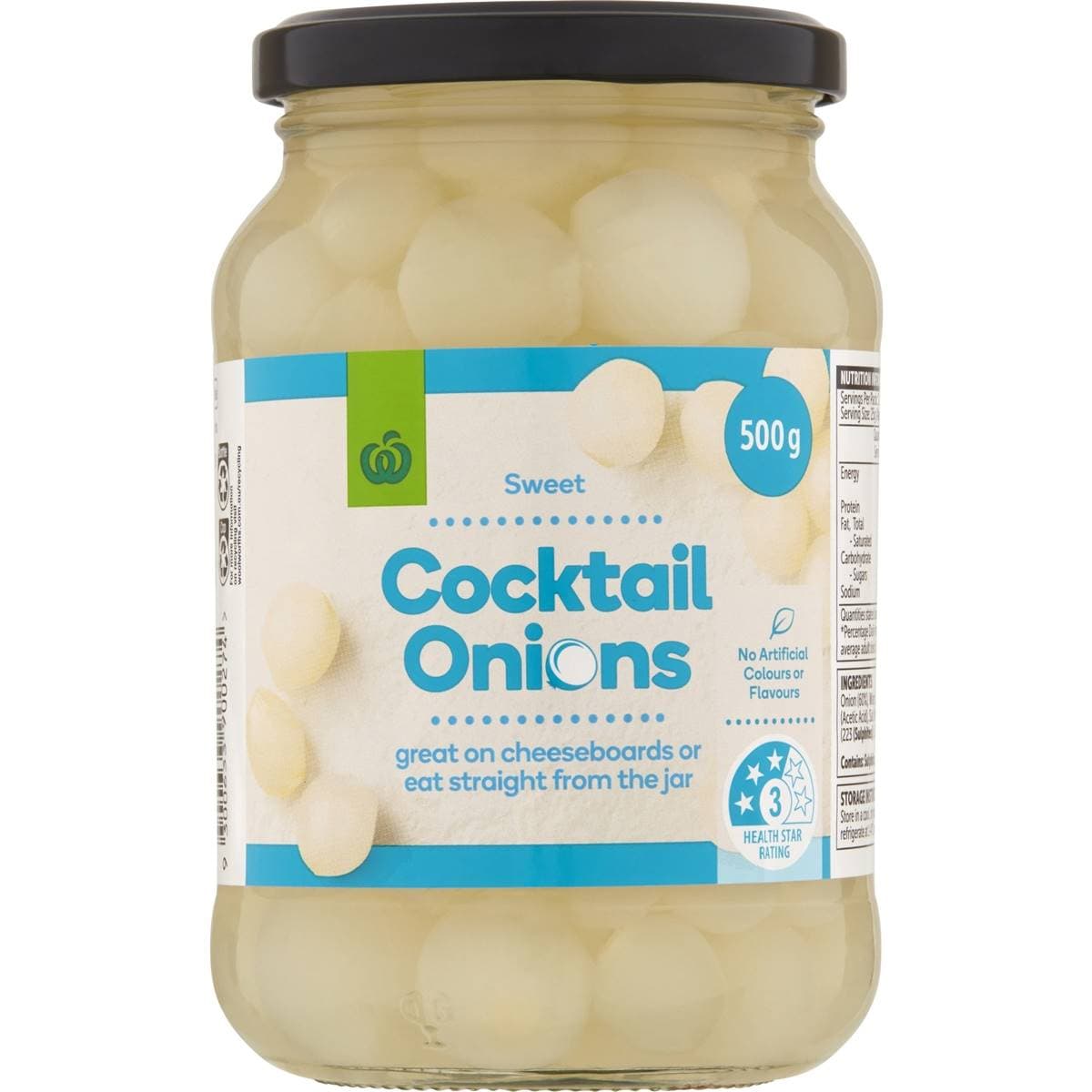Woolworths Onions Cocktail 500g | Woolworths