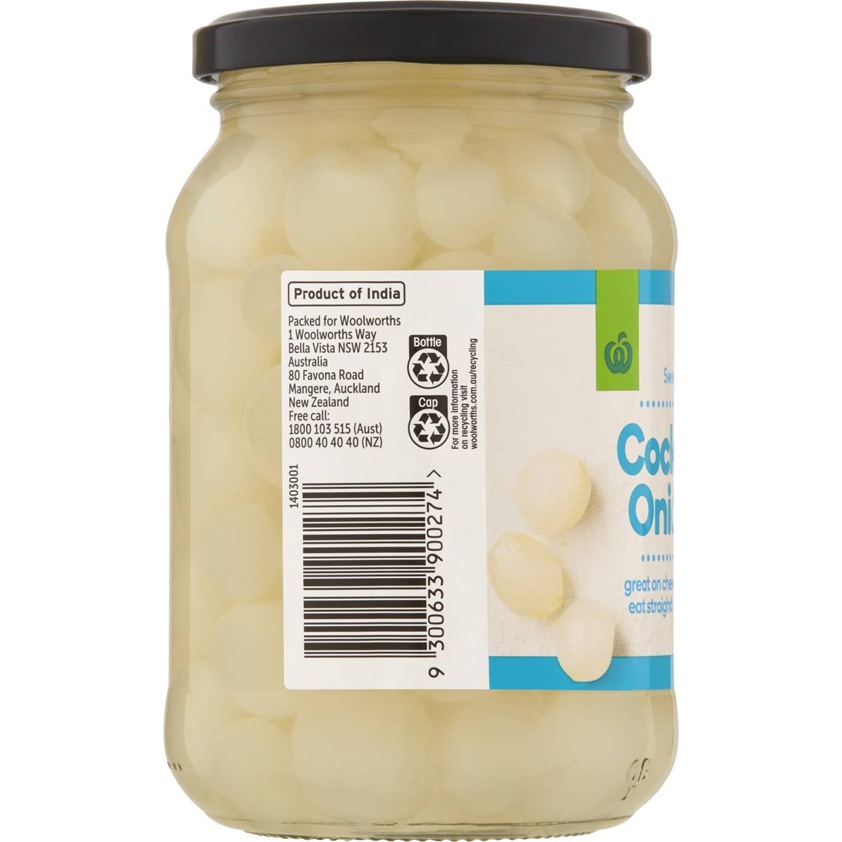 Woolworths Onions Cocktail 500g | Woolworths