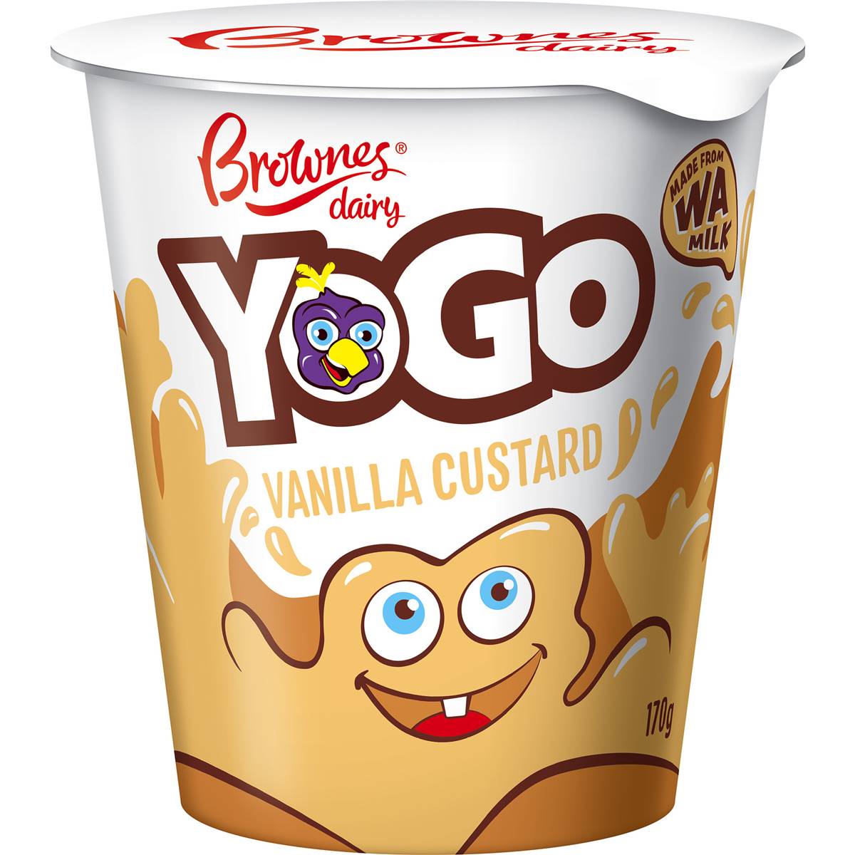 Brownes Yogo Vanilla Custard 170g | Woolworths