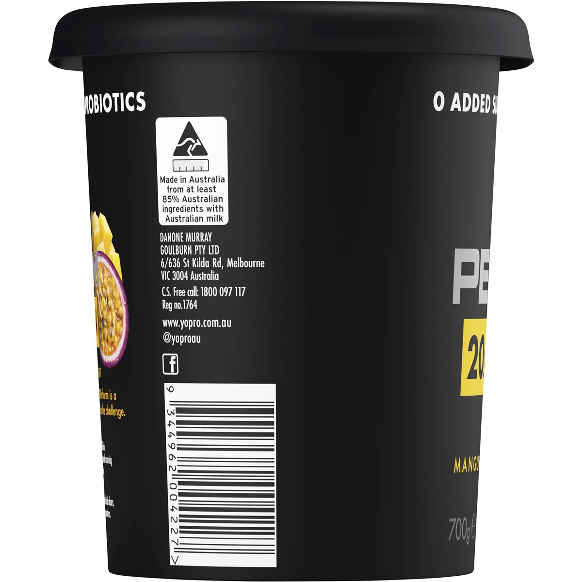 Yopro Perform High Protein Yoghurt Mango Passionfuit 700g | Woolworths
