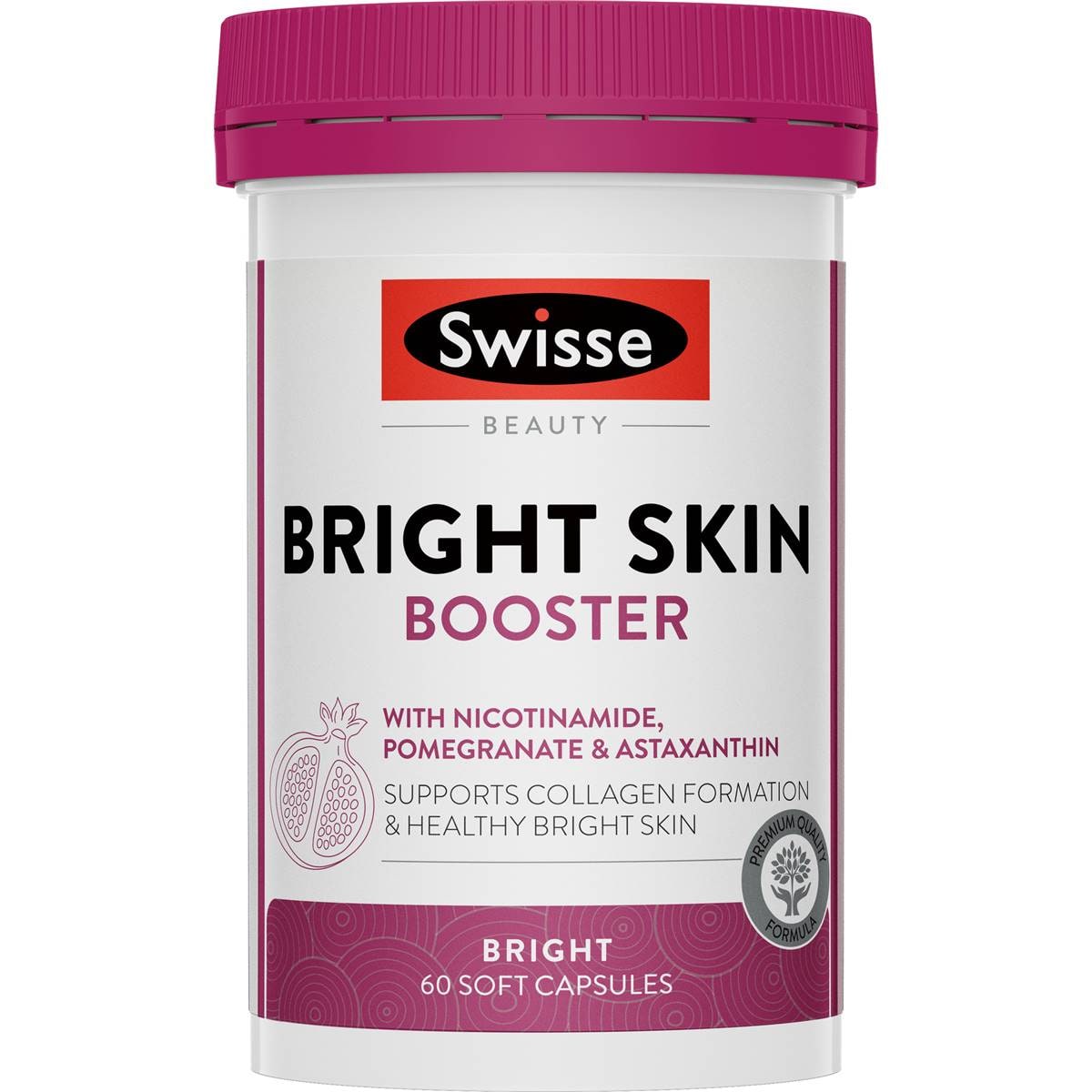 Swisse Beauty Bright Skin Booster Capsules For Bright Skin 60 Pack ...