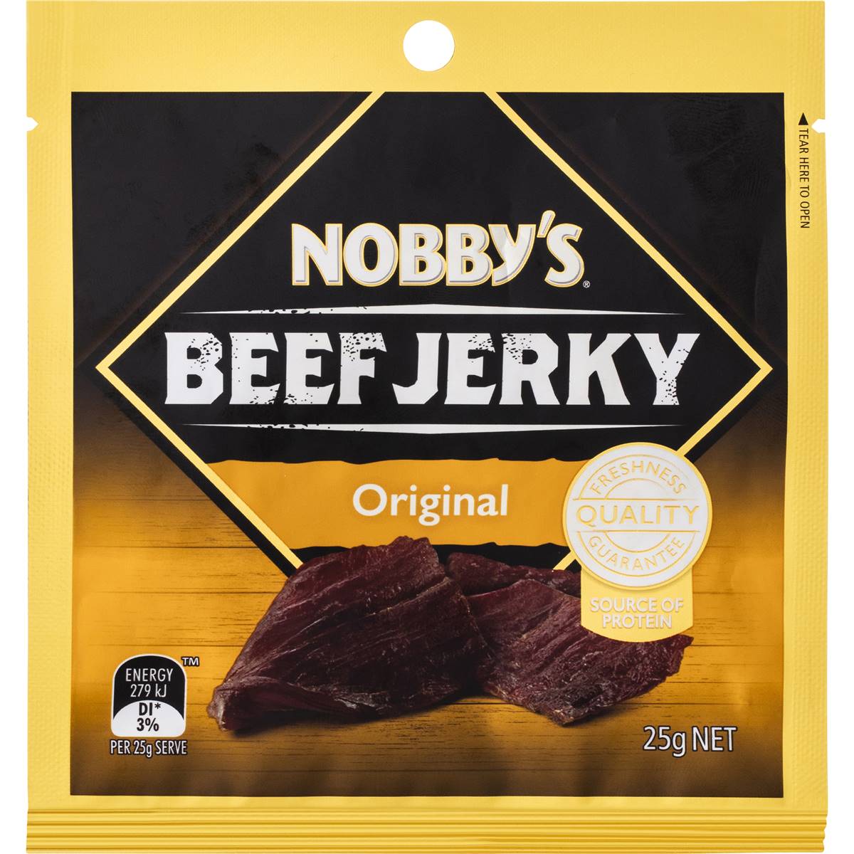 Nobby's Beef Jerky Original 25g | Woolworths