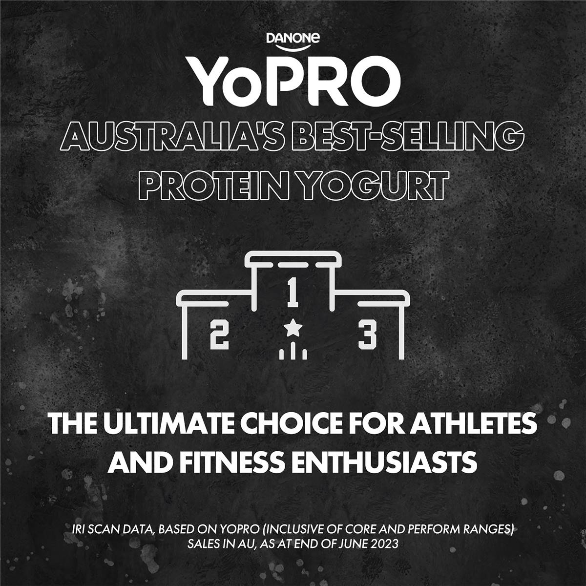 Yopro Danone High Protein Yoghurt Strawberry Watermelon 160g | Woolworths