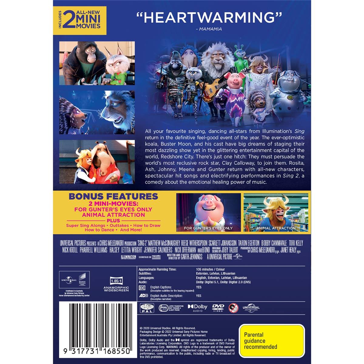 Sing 2 - Dvd Each | Woolworths