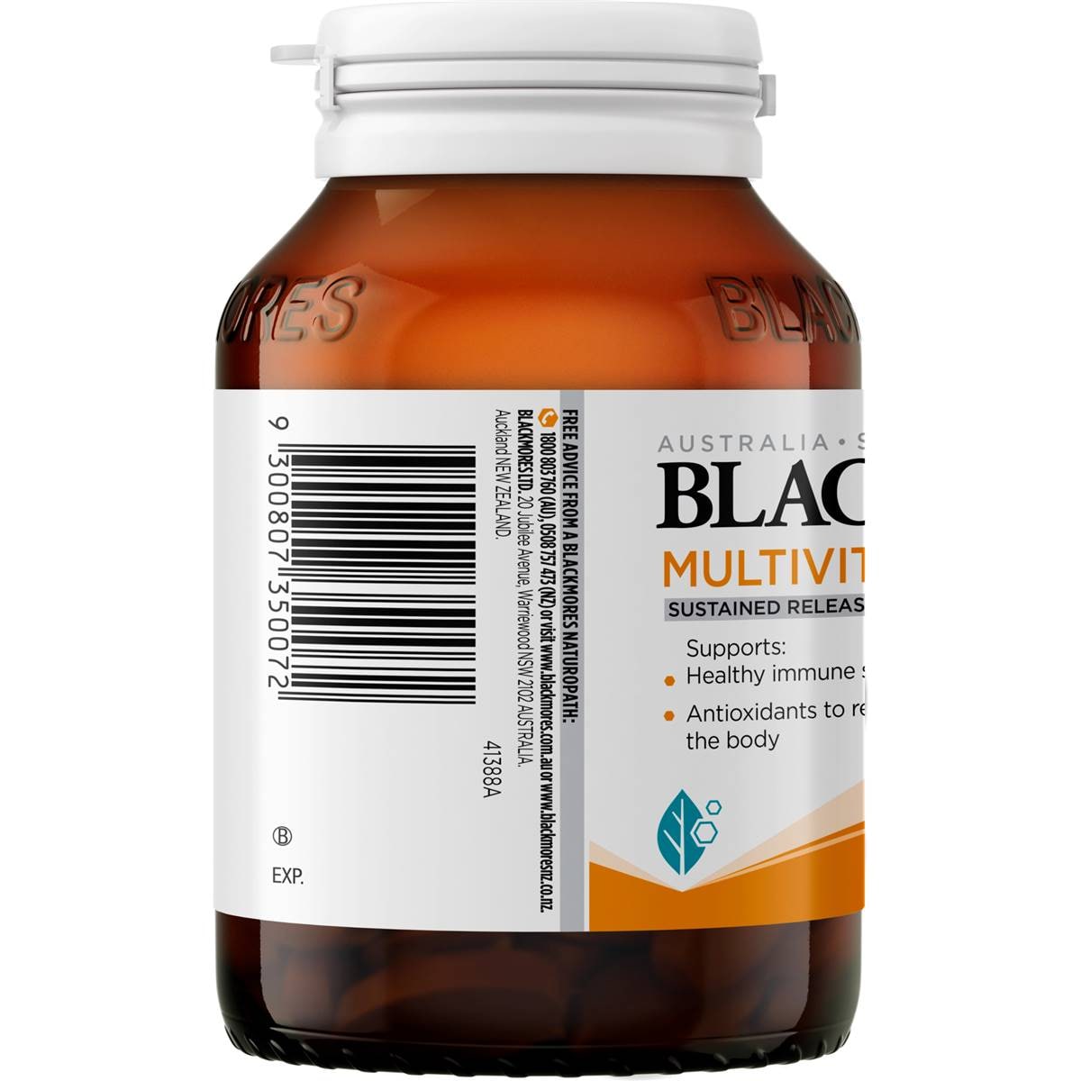 Blackmores Multivitamin + Antioxidants Sustained Release Tablets 125 Pack | Woolworths