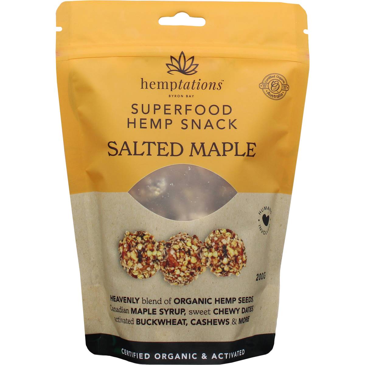 2 Die 4 Superfood Hemp Snack Salted Maple 200g | Woolworths