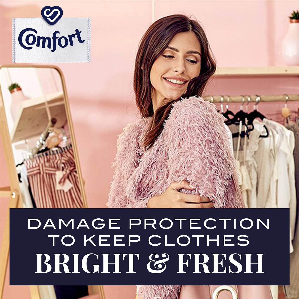 Comfort Fabric Conditioner Amber & Rose 900ml | Woolworths