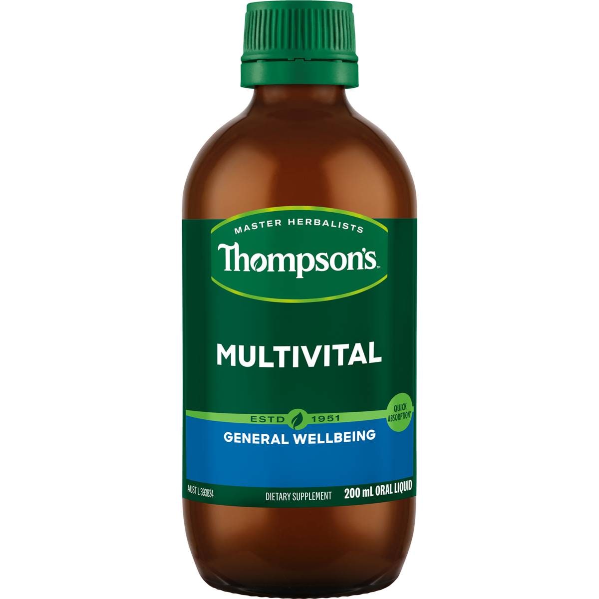 Thompsons Multivital General Wellbeing Oral Liquid 200ml | Woolworths