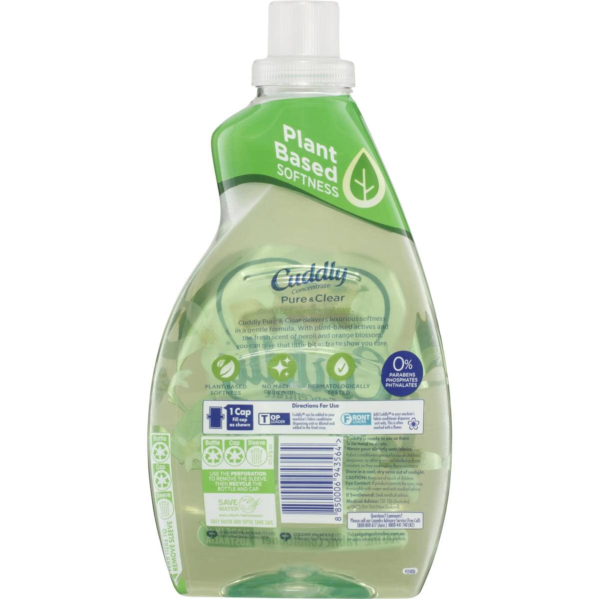 Cuddly Ultra Fabric Softener Pure & Clear Neroli 900ml | Woolworths