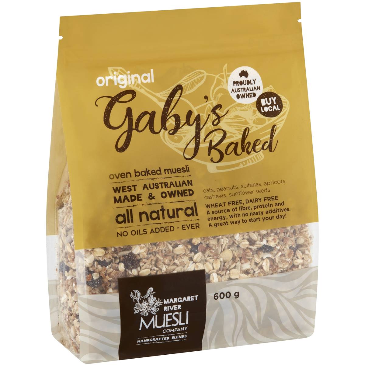 Gaby's Baked Muesli Original 600g | Woolworths