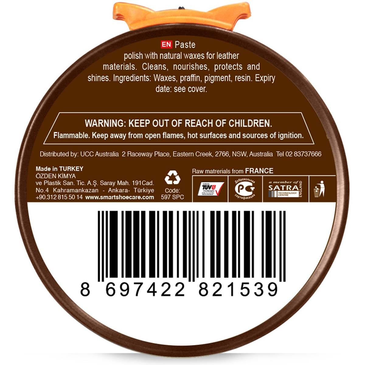 Smart Smart Paste Shoe Polish Brown 50g | Woolworths