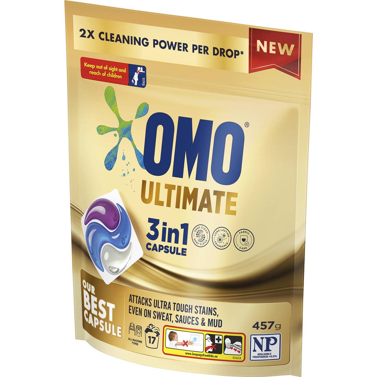 Omo Ultimate 3 In 1 Capsule 17 Pack | Woolworths