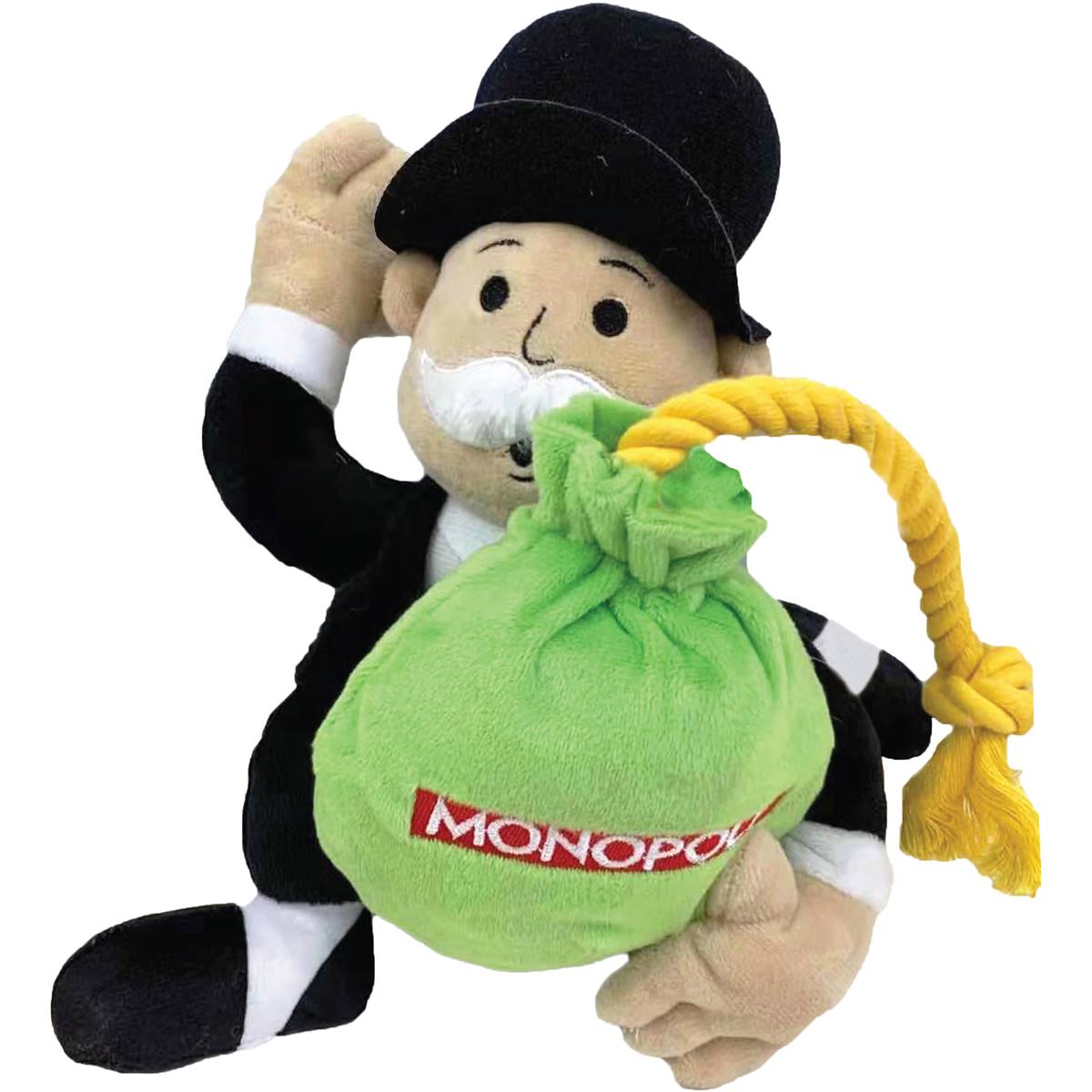 Hasbro Monopoly Money Bag Man Dog Toy Each | Woolworths