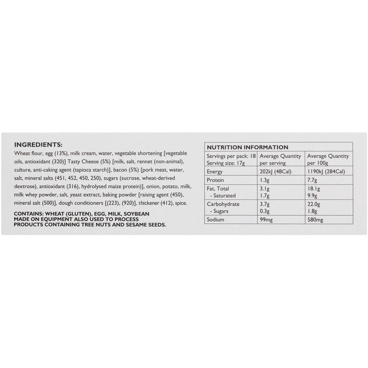 Temptation Bakeries Quiche Petite Lorraine 300g | Woolworths