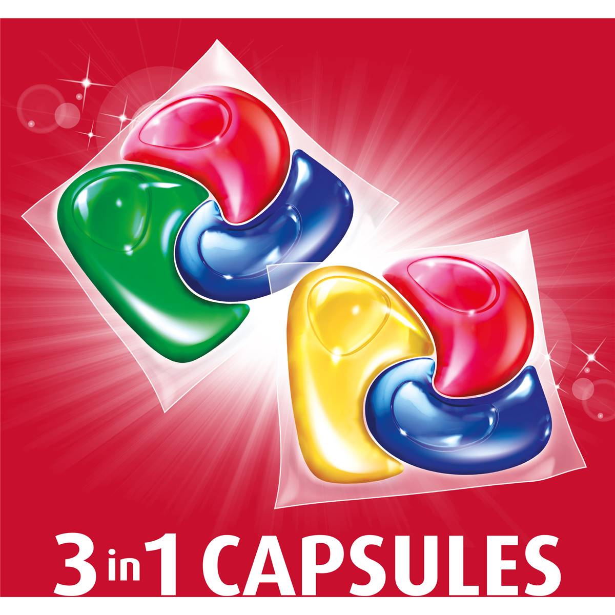 Radiant Colour Care+ Liquid Laundry Capsules Detergent Washing 28 Pack ...