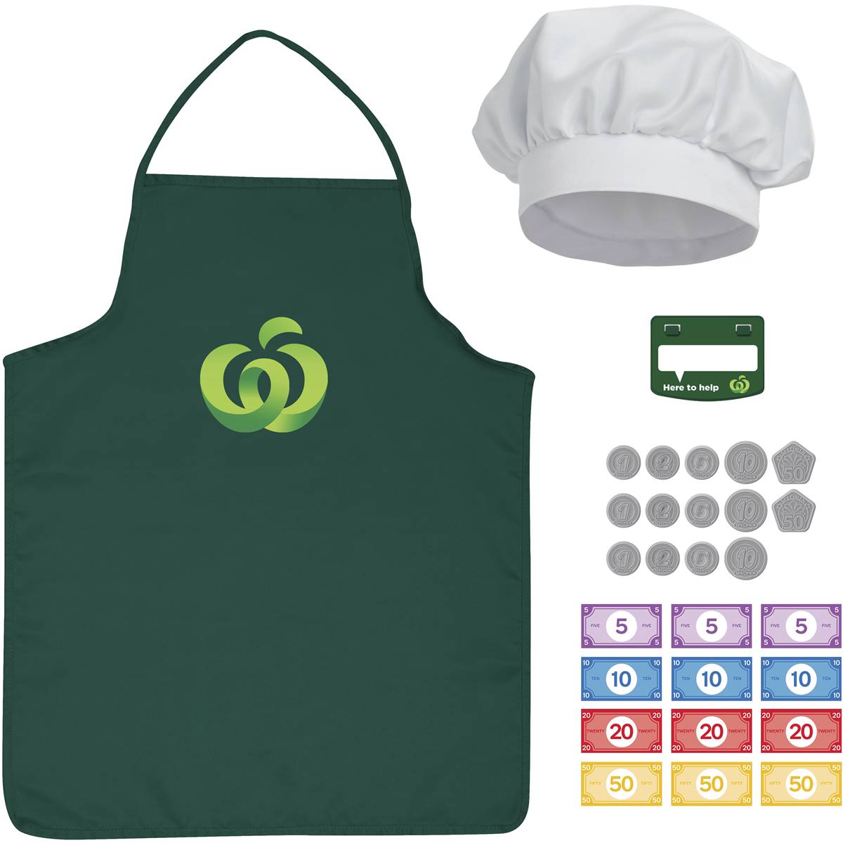Woolworths Shopkeeper Role Play Dress Up Set Each | Woolworths