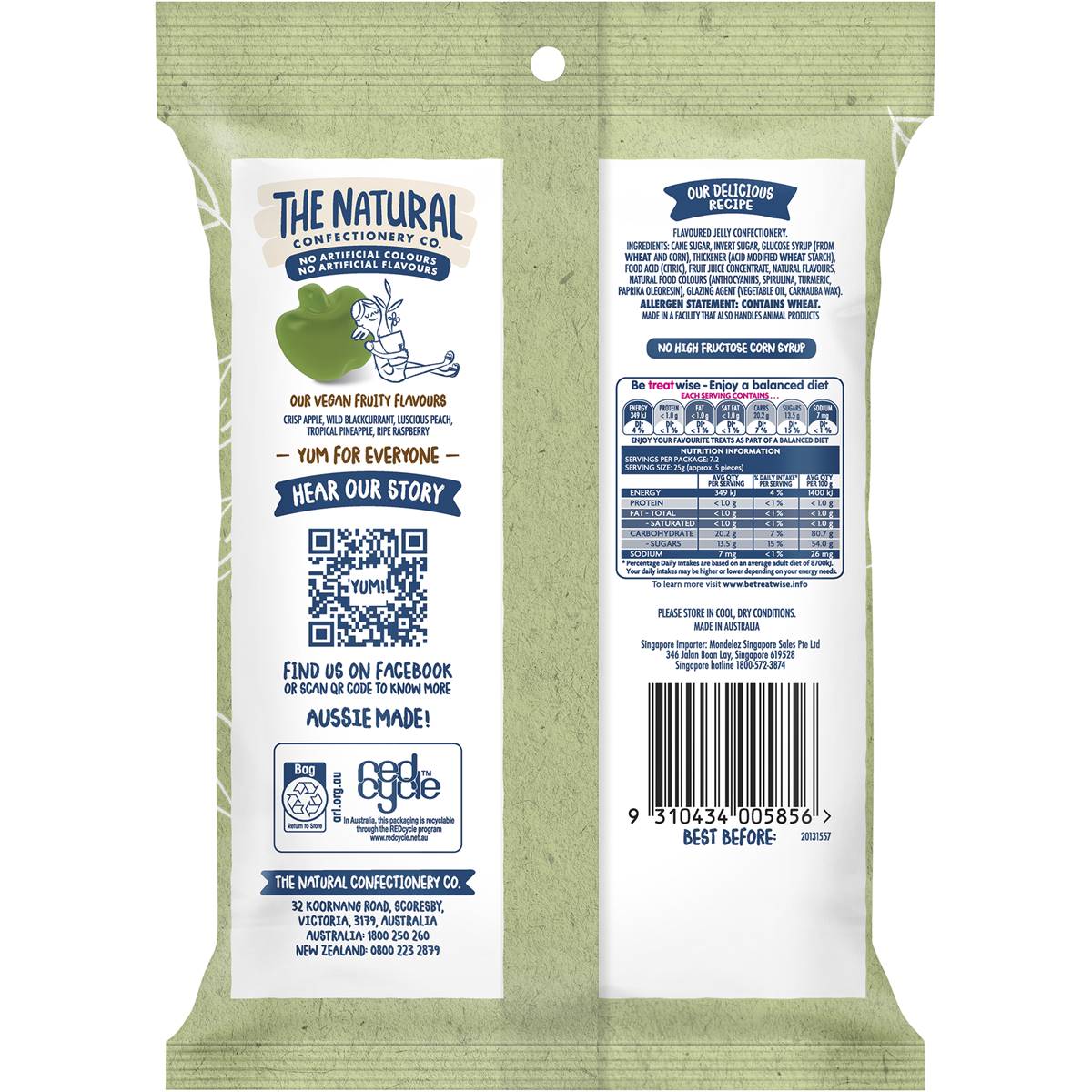 The Natural Confectionery Co. Vegan Fruity Flavoured Lollies 180g ... The Natural Confectionery Co. Vegan Fruity Flavoured Lollies 180g ...